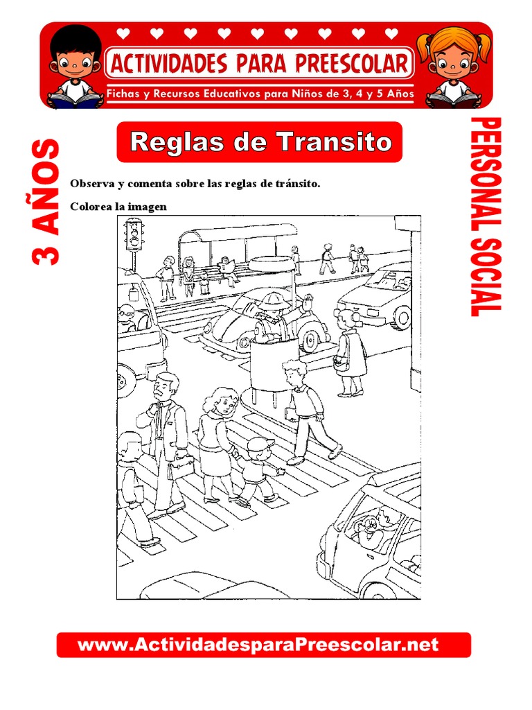Reglas de Transito para Niños de 3 Años | PDF