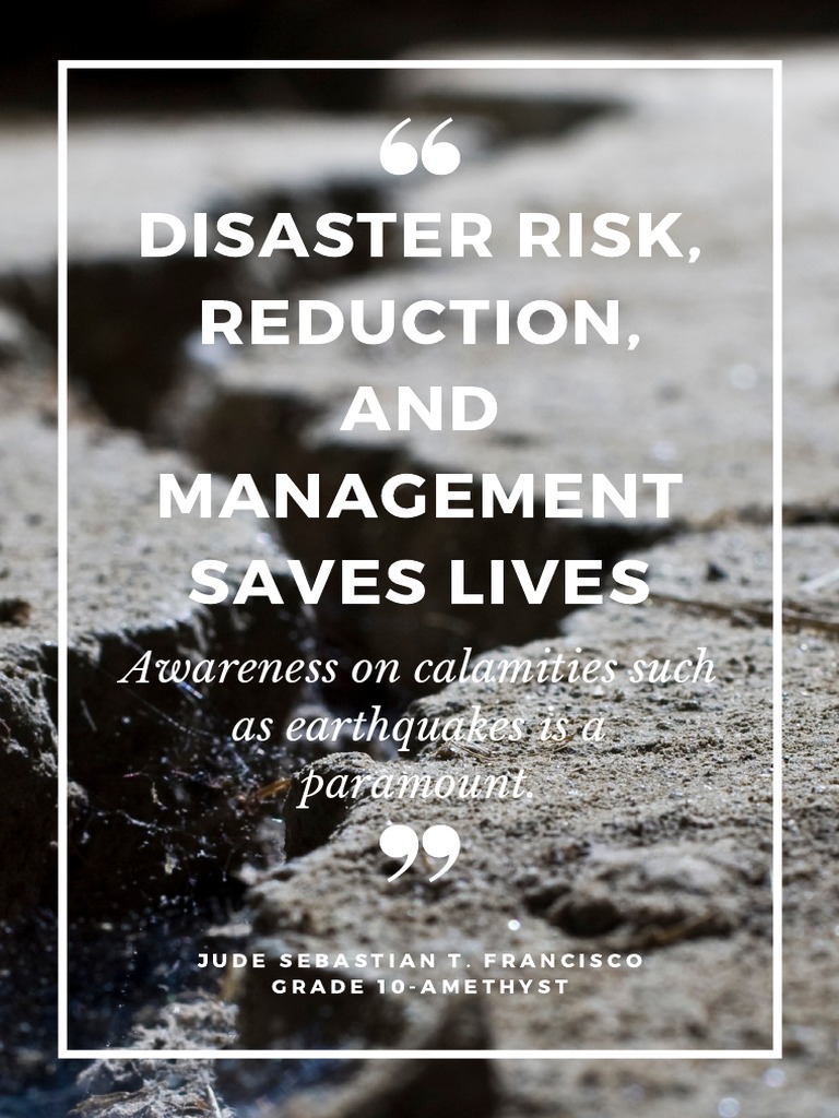 Earthquake Poster Slogan PDF | PDF