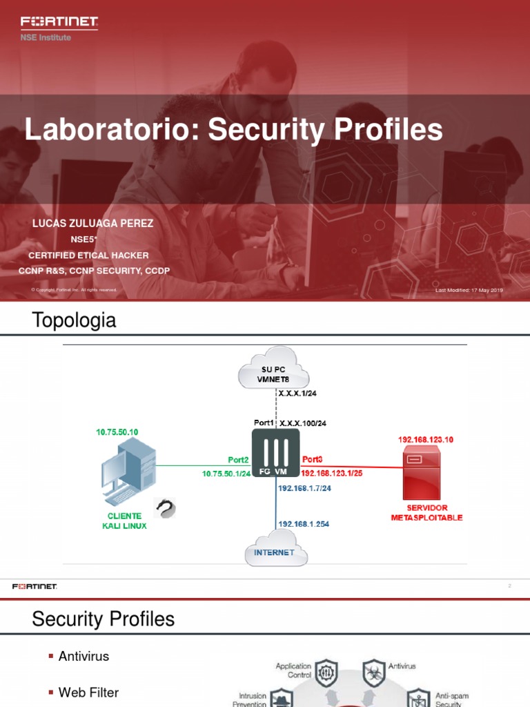 Clase156 SecurityProfiles & Logging | PDF