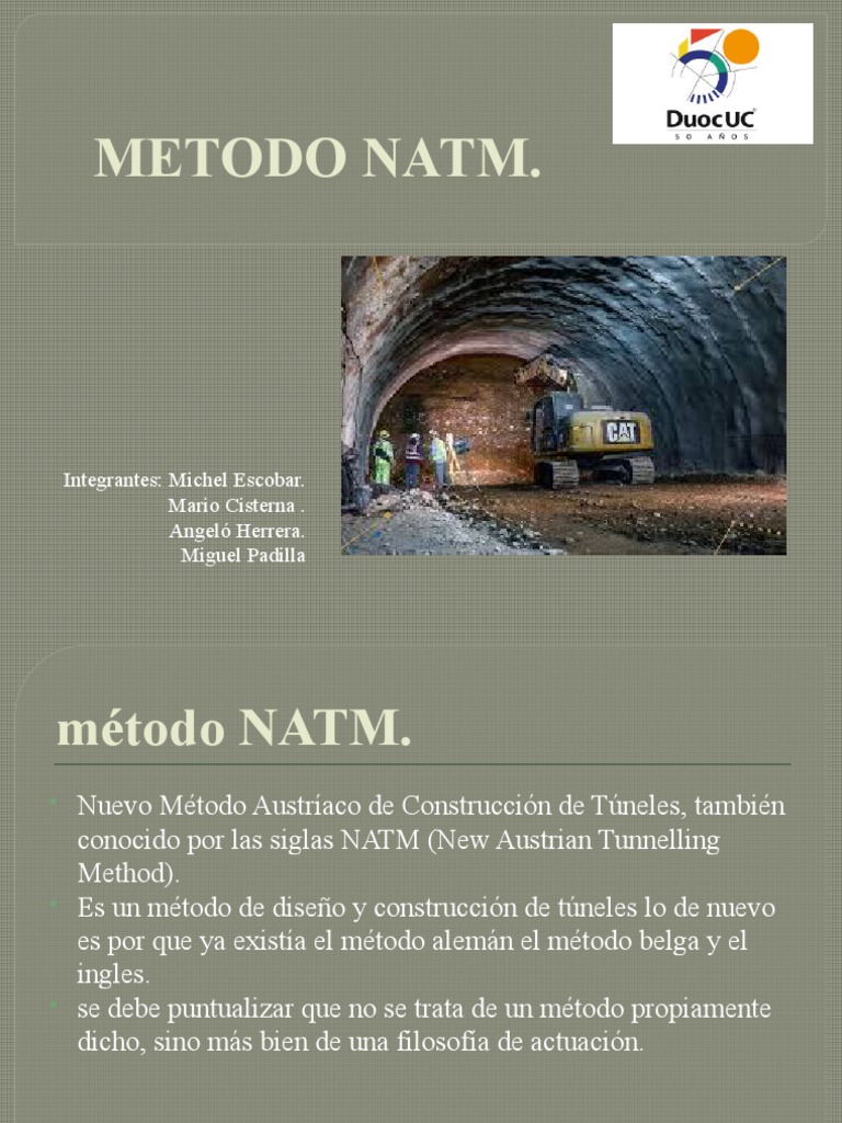 Metodo Natm | PDF | Túnel | Naturaleza