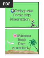 Earthquake Comic Strip | PDF | Earthquakes | Disaster And Accident