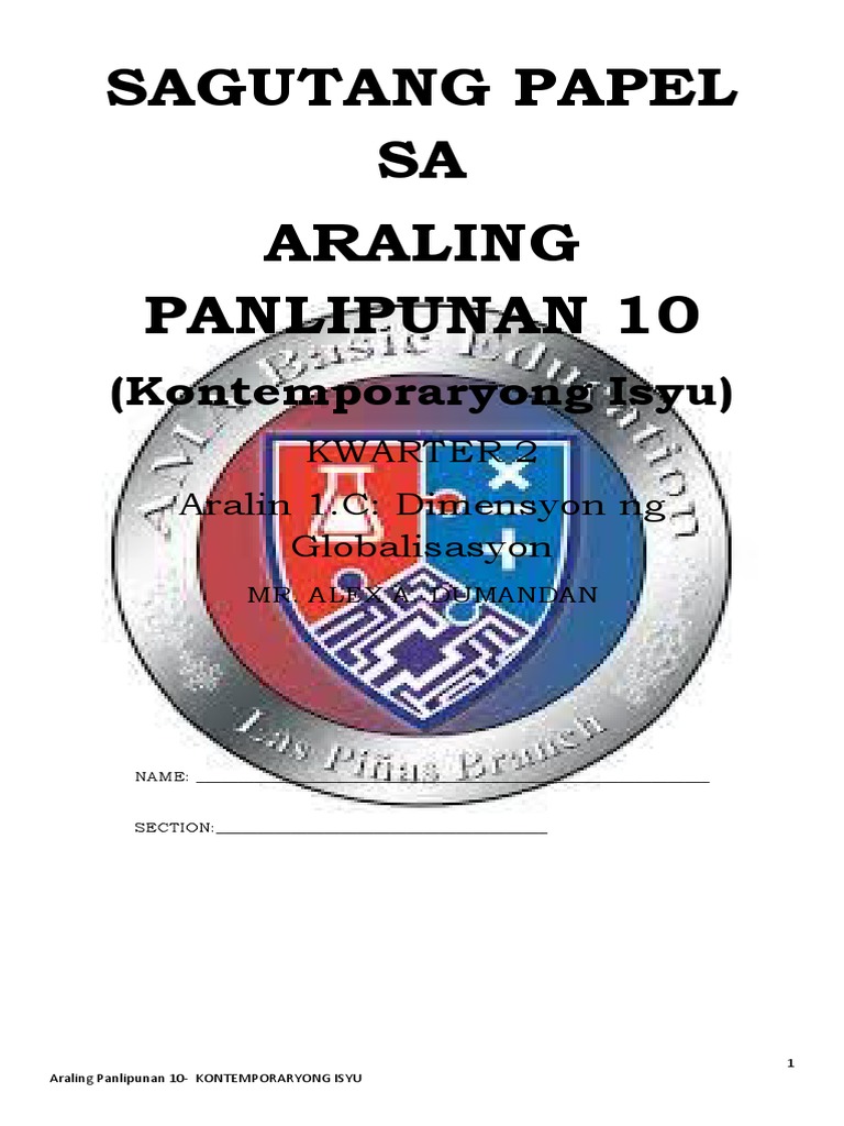 Ap-Gr10 - Week 3 | PDF