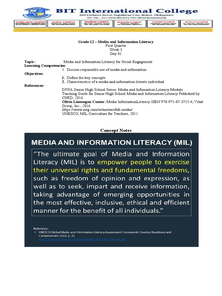 MIL MODULE Week 3 | PDF | Social Science | Science & Mathematics