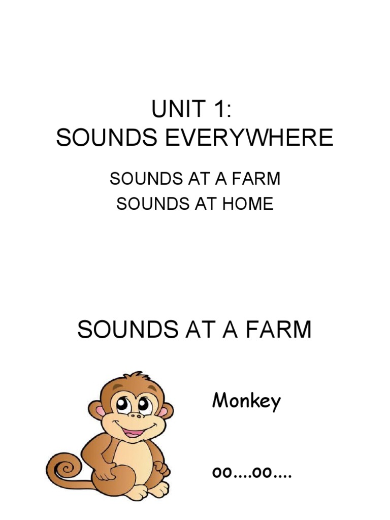 UNIT 1 (Sounds) | PDF