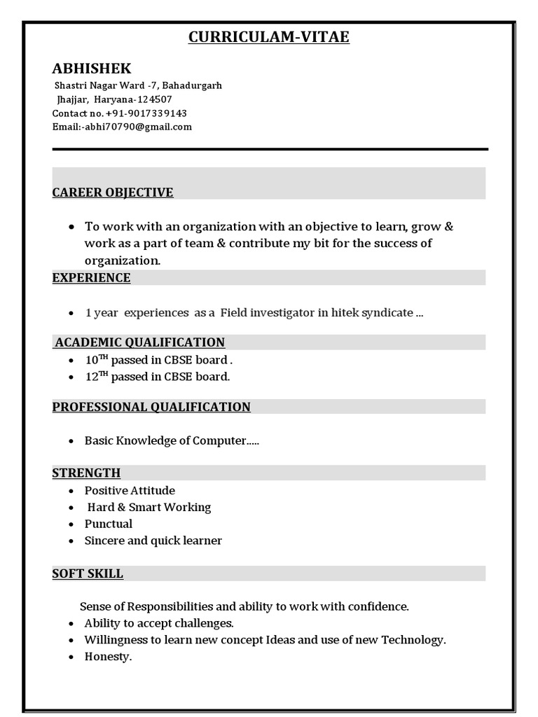 Abhishek Resume | PDF