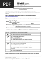 NUS International Student Admission Guide | PDF | University And ...