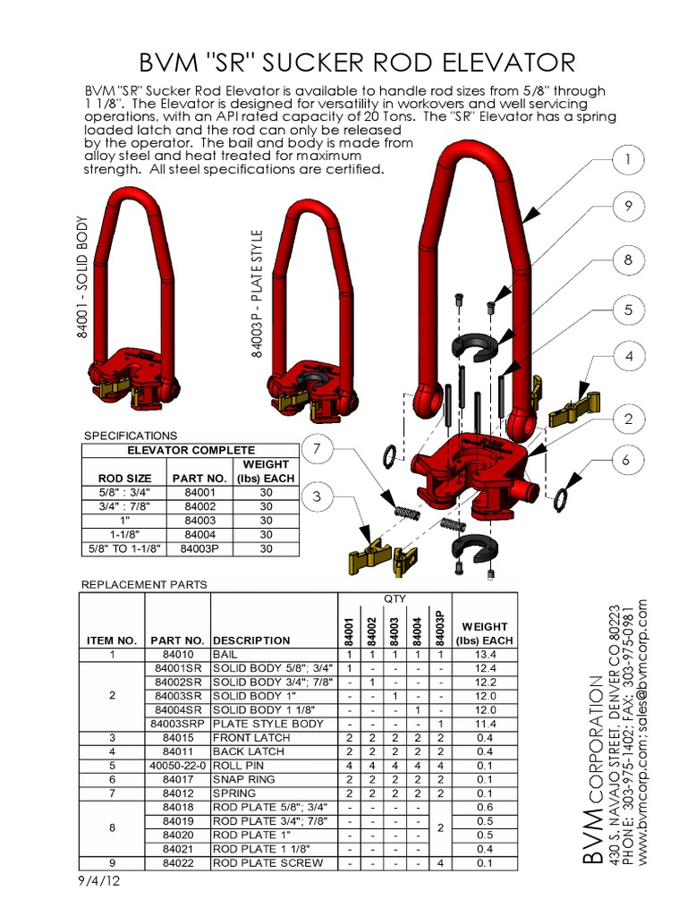 10 - Sucker Rod Elevator | PDF