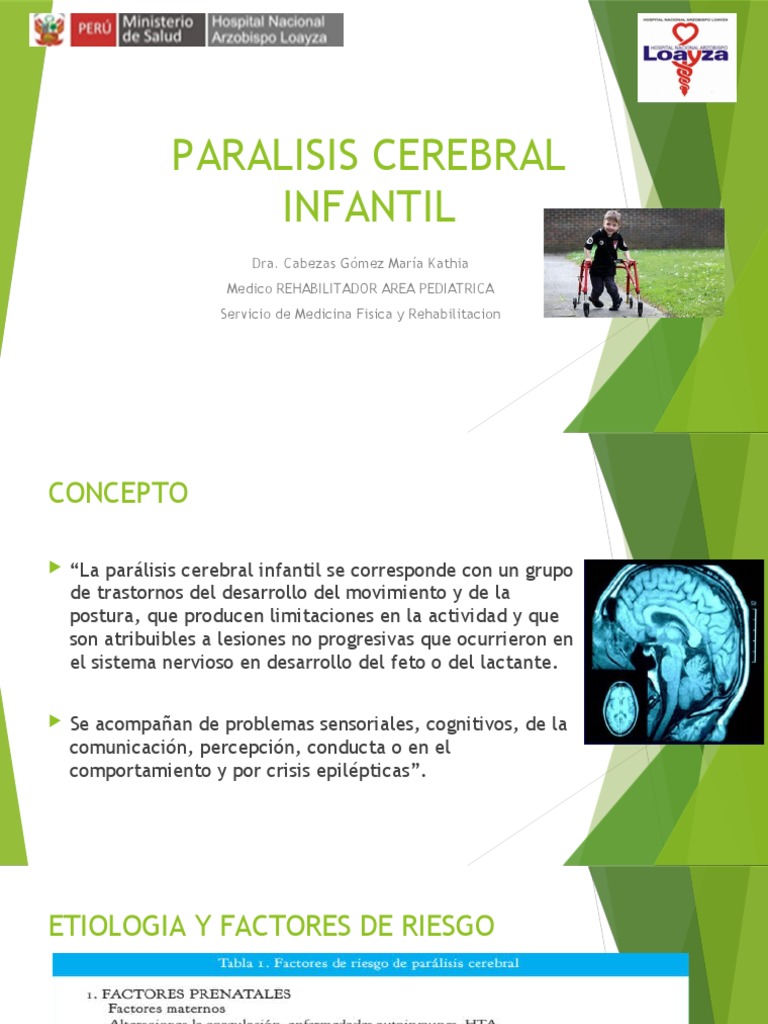 Parálisis Cerebral Infantil: Diagnóstico y Tratamiento | PDF | Terapia ...