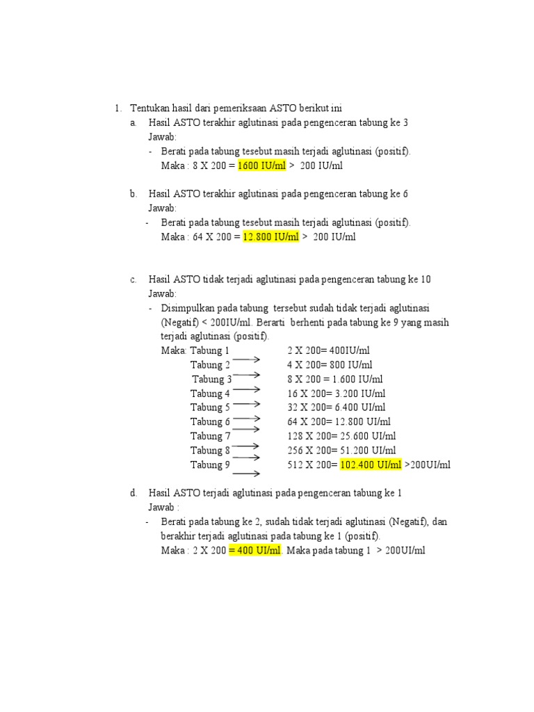 Hasil ASTO | PDF