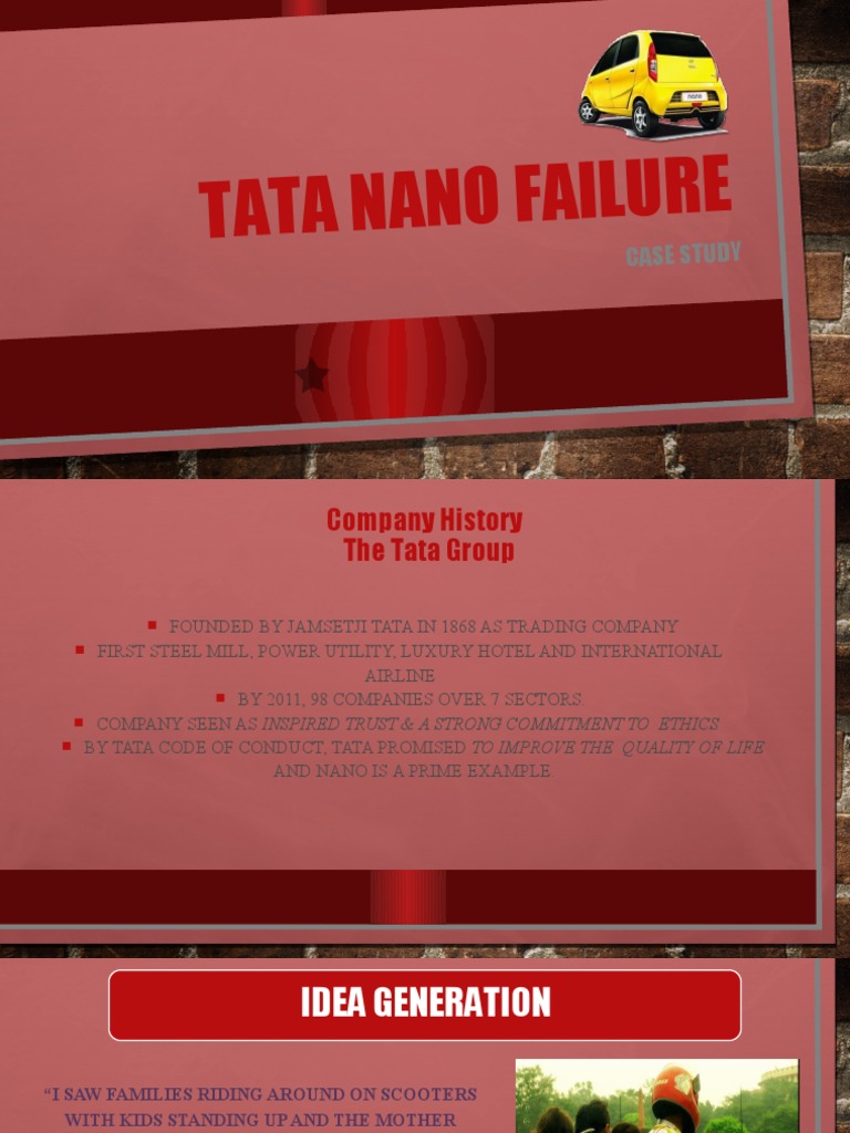 Tata Nano Failure | PDF