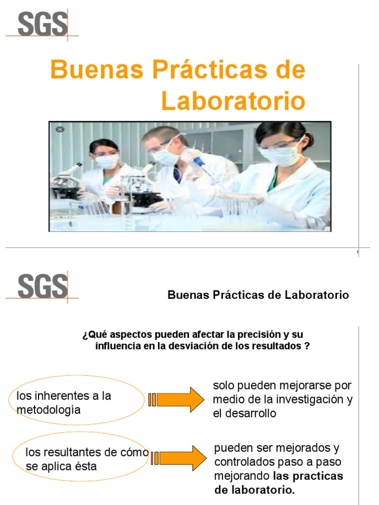 Buenas Prácticas de Laboratorio | PDF | Laboratorios | Química