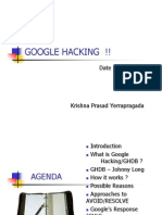 Google Hacking | PDF | Web Search Engine | Google