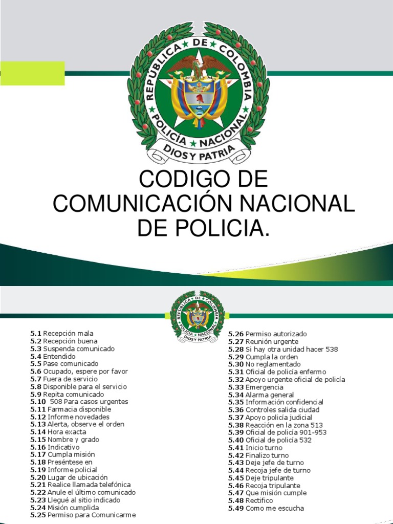 Codigo De Policia Pdf Pdf Seguridad Pública Policía