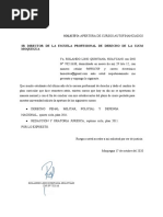 Carta Justificacion Inasistencia | PDF