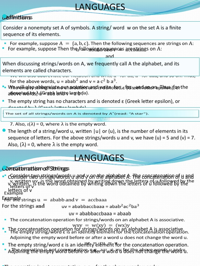 Languages, Automata and Grammars Lecture Notes | PDF
