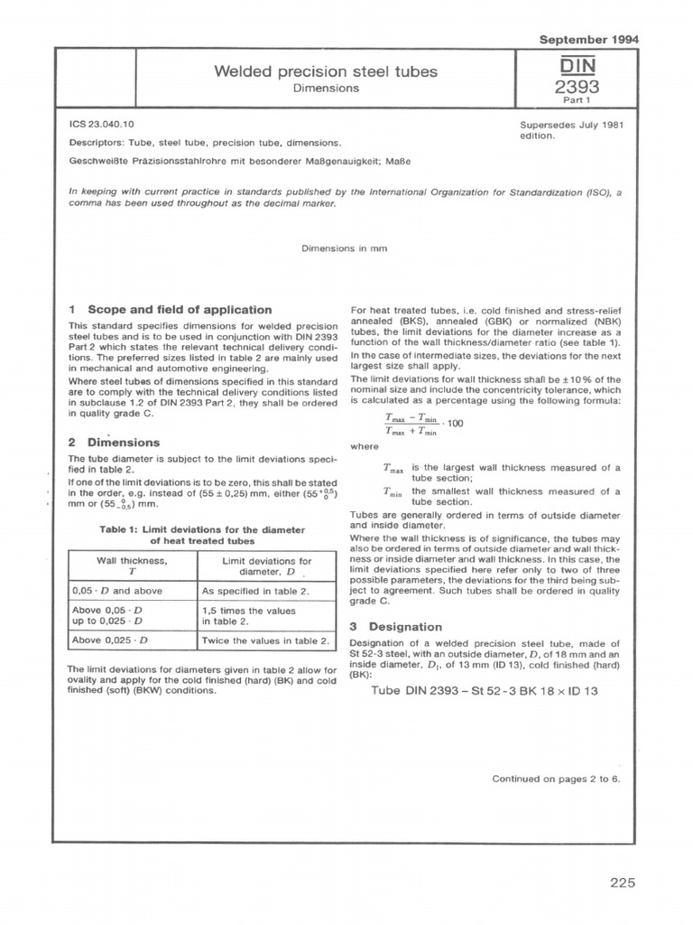 Din 2393 PDF | PDF