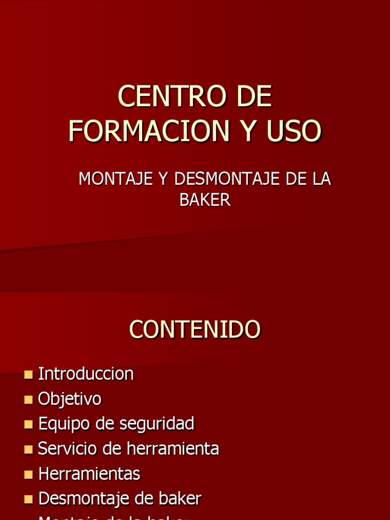 Baker PDF | PDF | Tornillo | Pistón