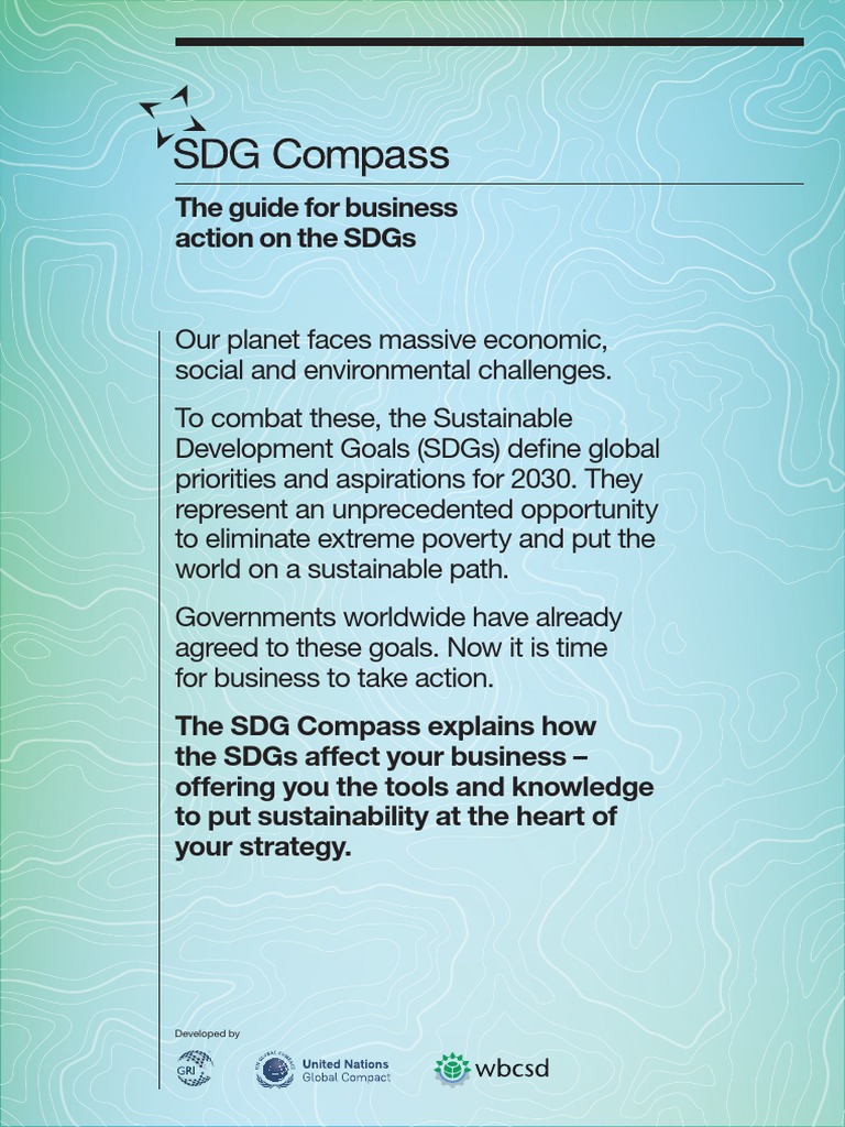 SDG Compass Guide Executive Summary PDF | PDF | Sustainability ...