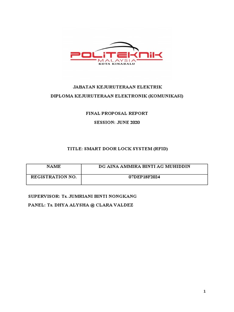 Jabatan Kejuruteraan Elektrik | PDF | Radio Frequency Identification ...