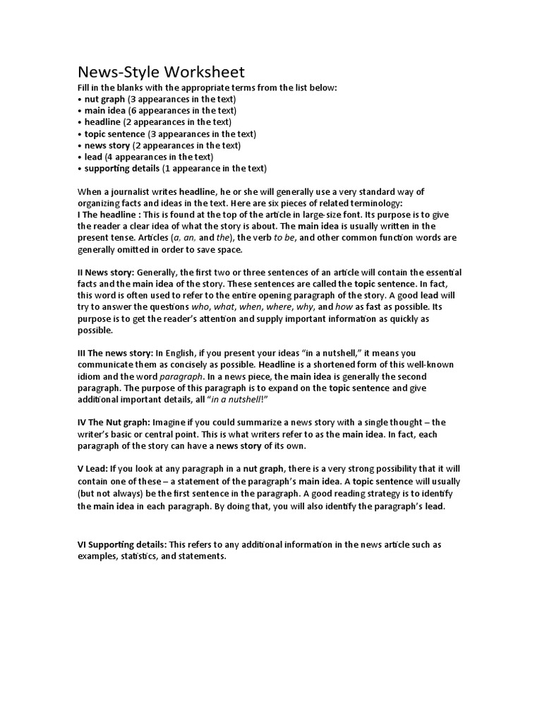 News Article Writing Essentials | PDF | Semiotics | Communication