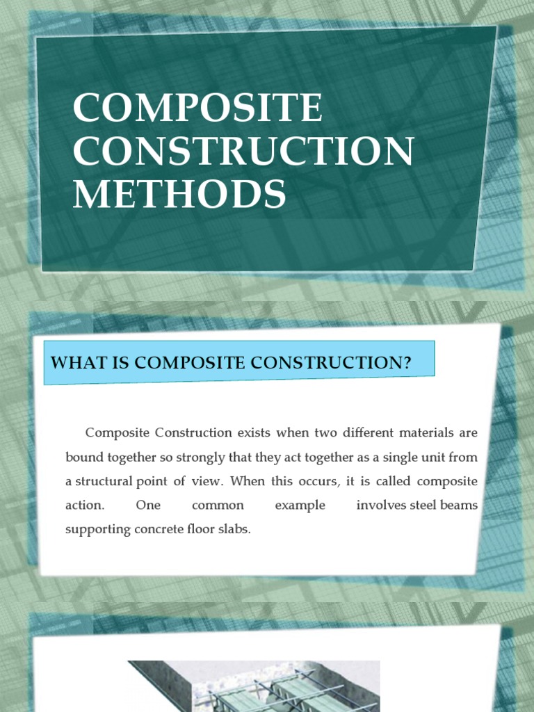 Composite Construction Methods | PDF | Composite Material | Fibre ...