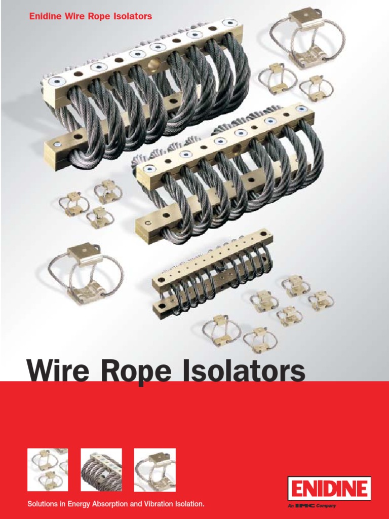 Enidine Wire Rope Isolators | PDF | Rope | Wire