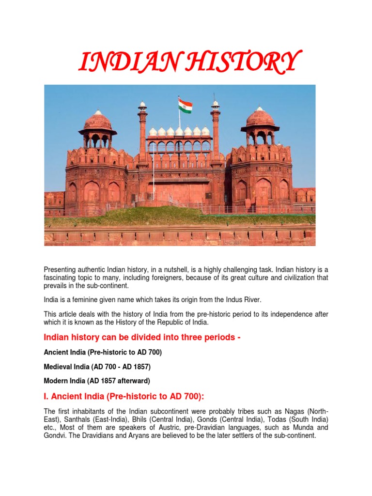 Indian History | PDF | Partition Of India | Mughal Empire