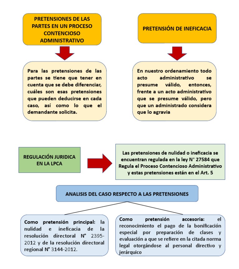 Pretensiones en Procesos Administrativos | PDF