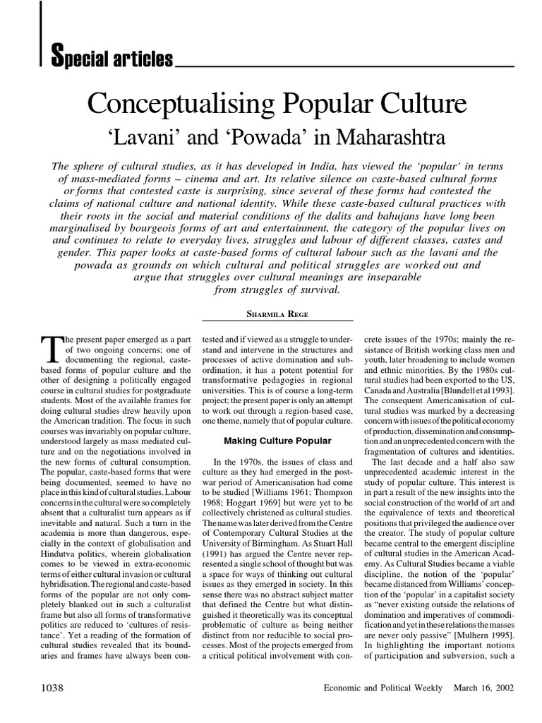 Conceptualising Popular Culture PDF | Download Free PDF | Cultural ...