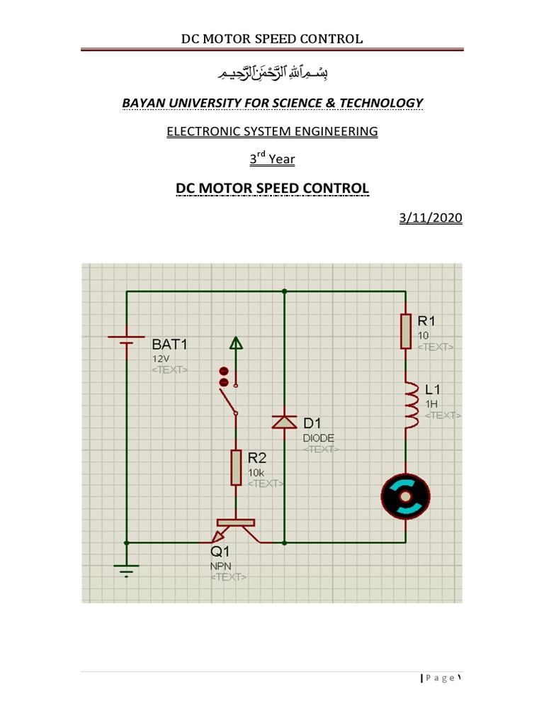 Project DC Motor) | PDF | Electric Motor | Direct Current