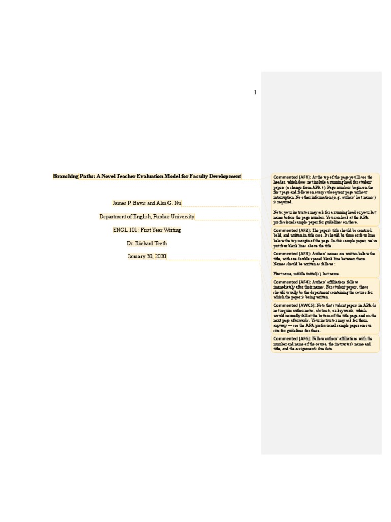 APA 7 Student Sample Paper | PDF | Educational Assessment | Meta Analysis