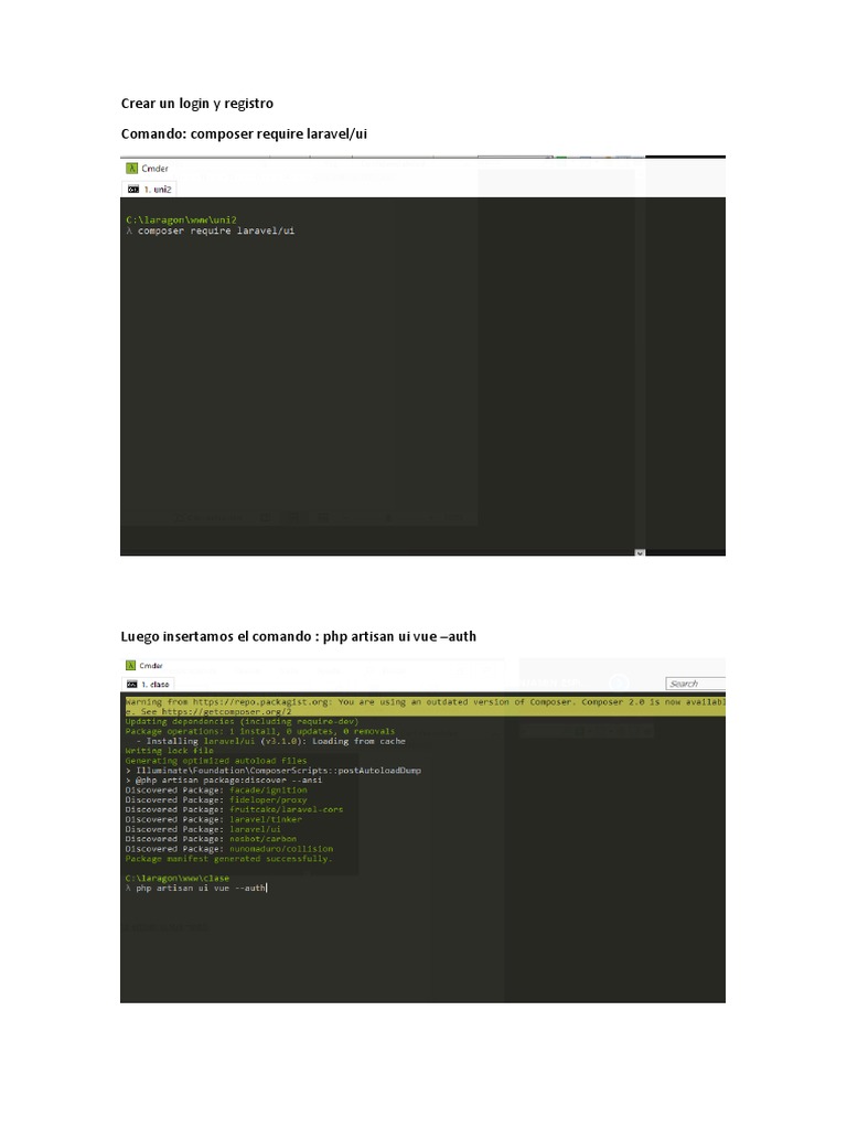 Crear Un Login y Registro | PDF