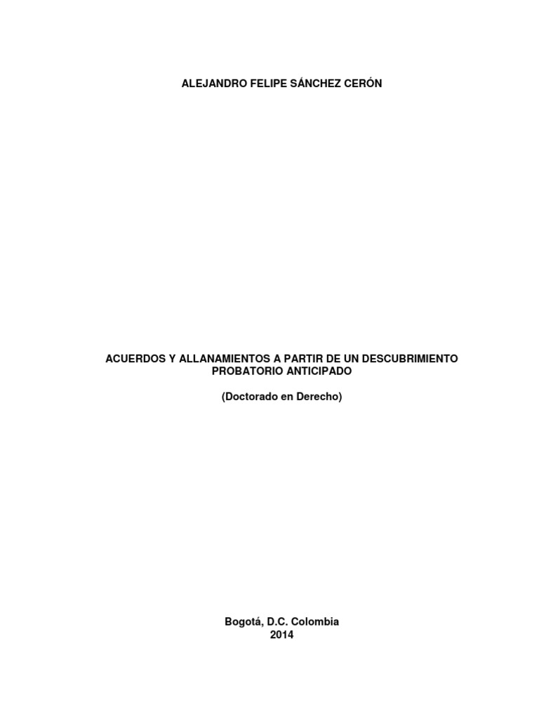 GDA-spa-2014-Acuerdos y Allanamientos A Partir de Un Descubrimiento ...