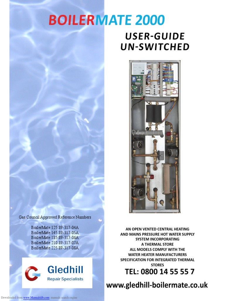 Boilermate 2000 PDF | PDF | Water Heating | Thermostat