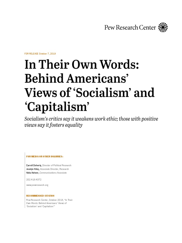 FOR RELEASE October 7, 2019: Carroll Doherty, Jocelyn Kiley, Nida ...