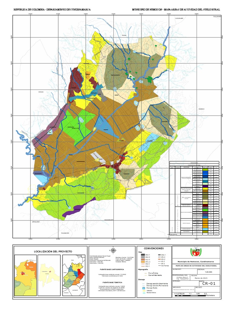 CR01 - Mapa Areas de Actividad Del Suelo Rural PDF | PDF
