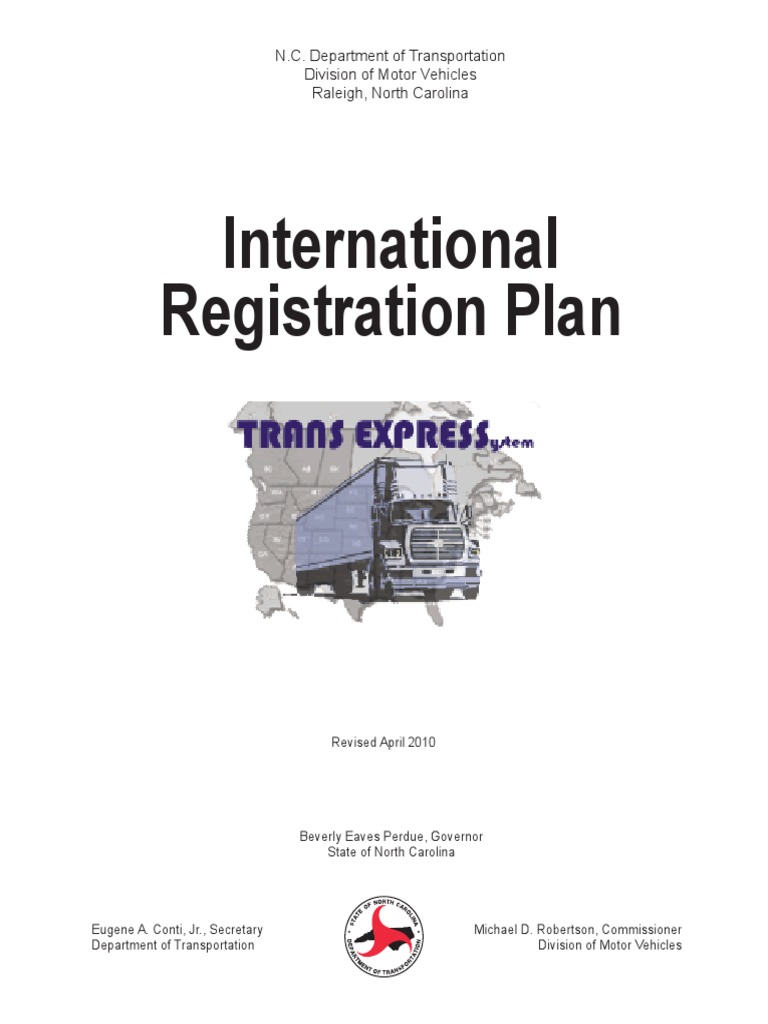 IRP Compliance Manual | PDF | Semi Trailer Truck | Lease