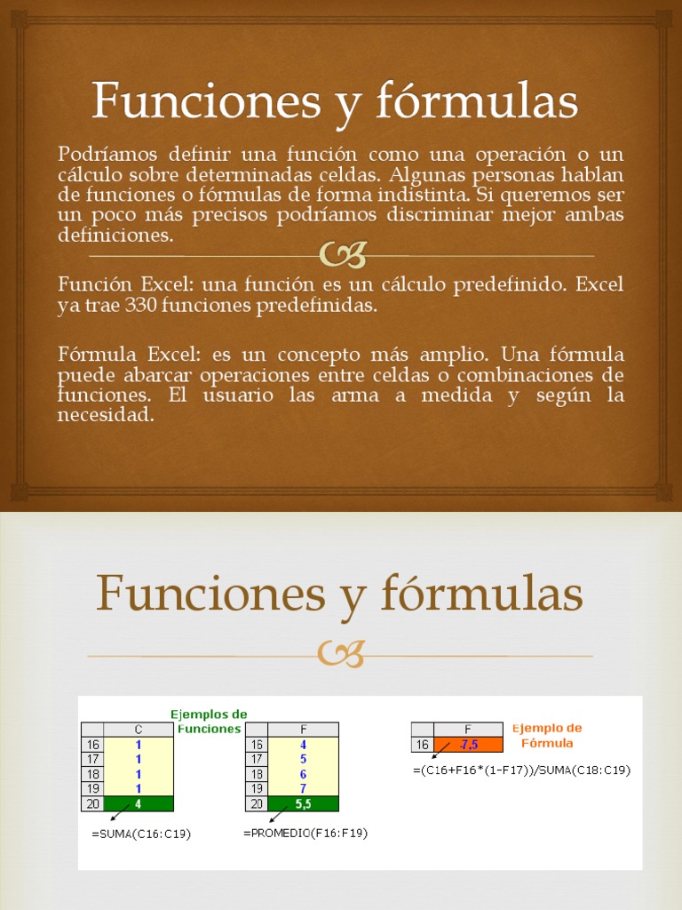 Funciones y Formulas PDF | PDF | Función (Matemáticas) | Microsoft Excel