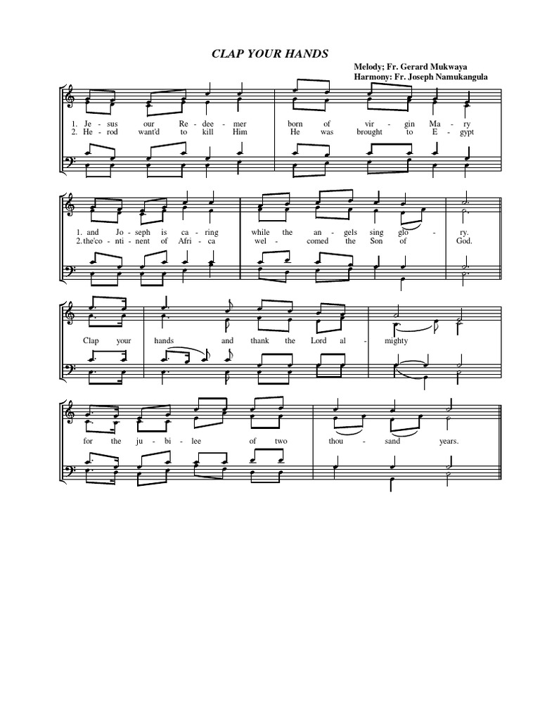 Clap Your Hands | PDF