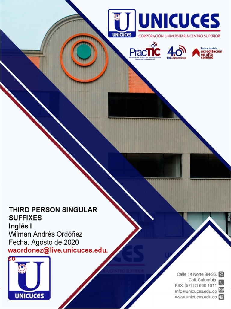 Simple Present Tense - Suffixes | PDF