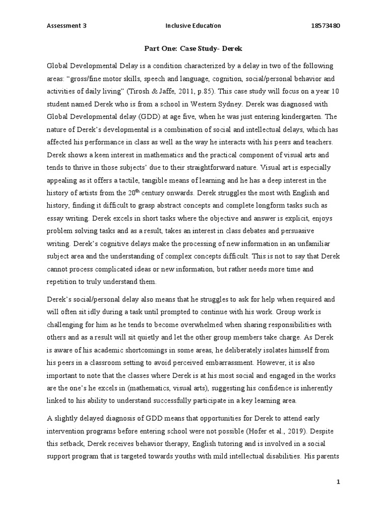 Inclusive Assessment 3 | PDF | Inclusion (Education) | Special Education