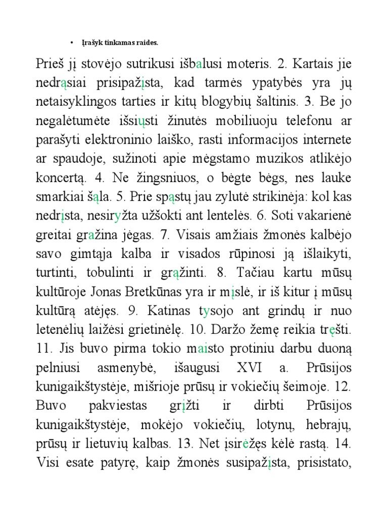 Gramatikos Pratimai | PDF