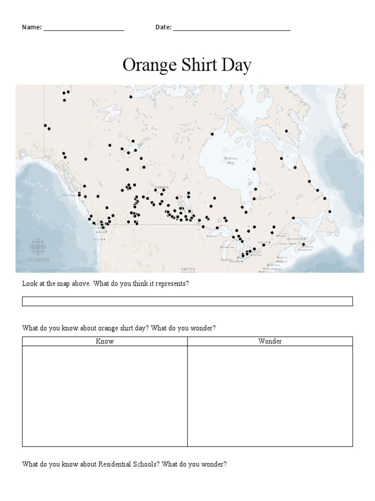 Orange Shirt Day I Am Not A Number | PDF | Social Science | Self ...