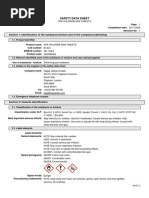 Msds Chlorin Tablet | PDF | Toxicity | Chlorine
