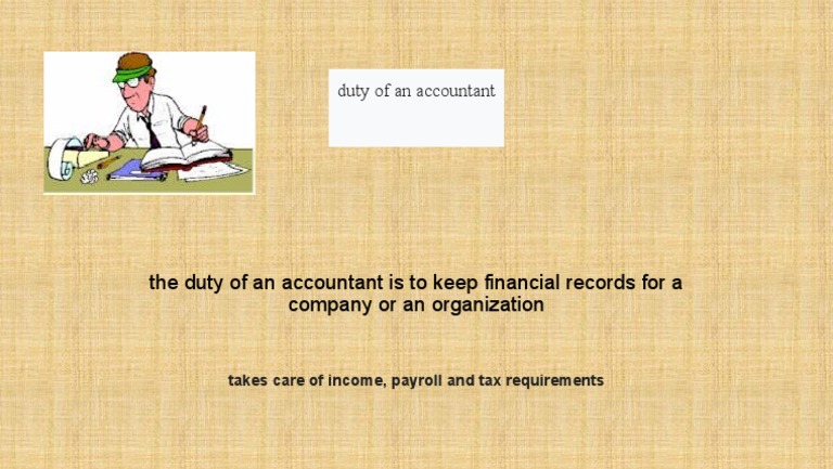Accountant Duties Explained | PDF
