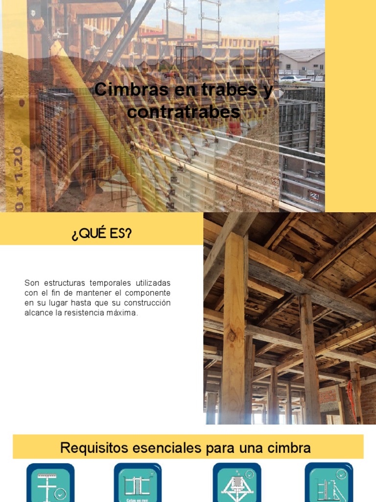 Cimbras Trabes y Contratrabes | PDF