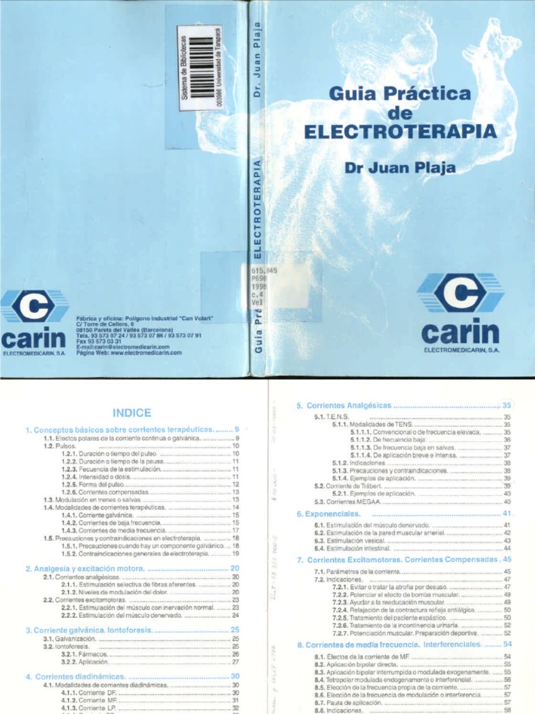 Guía Práctica de Electroterapia - Dr. Juan Plaja PDF | PDF