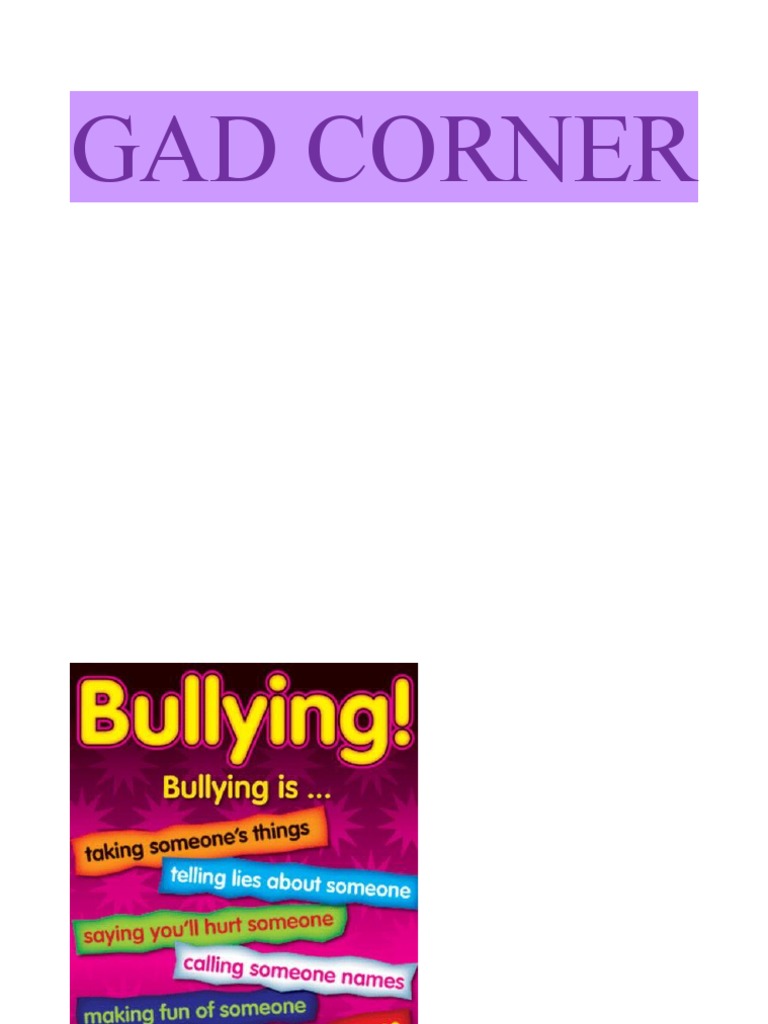 GAD Leaflets | PDF