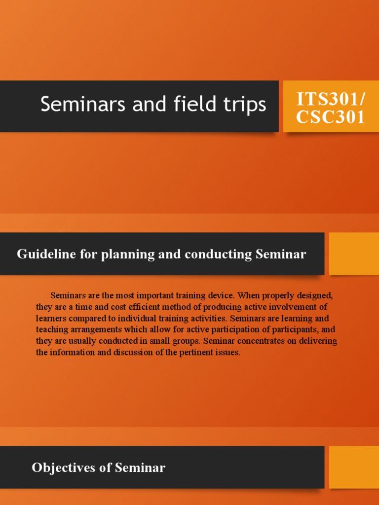 MODULE 2 - Field Trips | PDF | Target Audience | Hotel And Accommodation