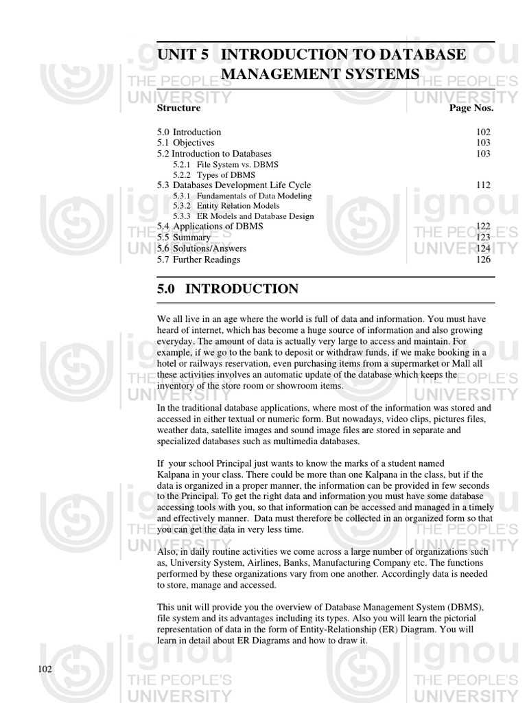 Introduction To Database Management Systems. | PDF | Relational Database | Data Model